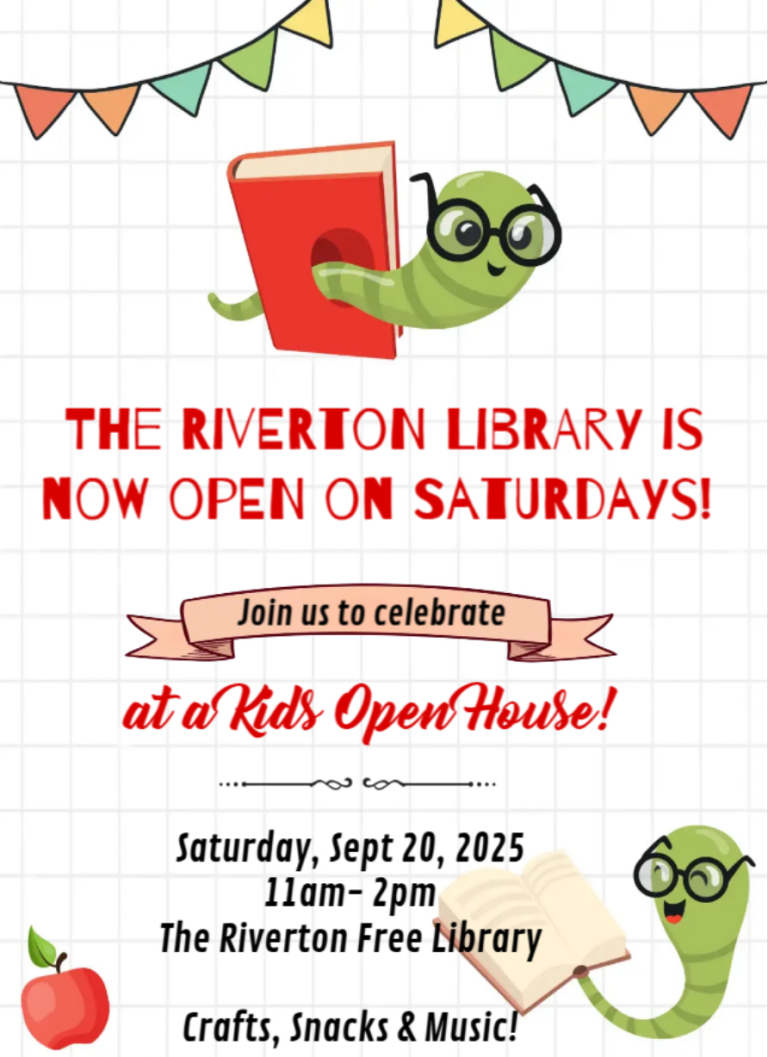 Kids Party at the Riverton Free Library 9/20 11-2pm - Borough Of ...